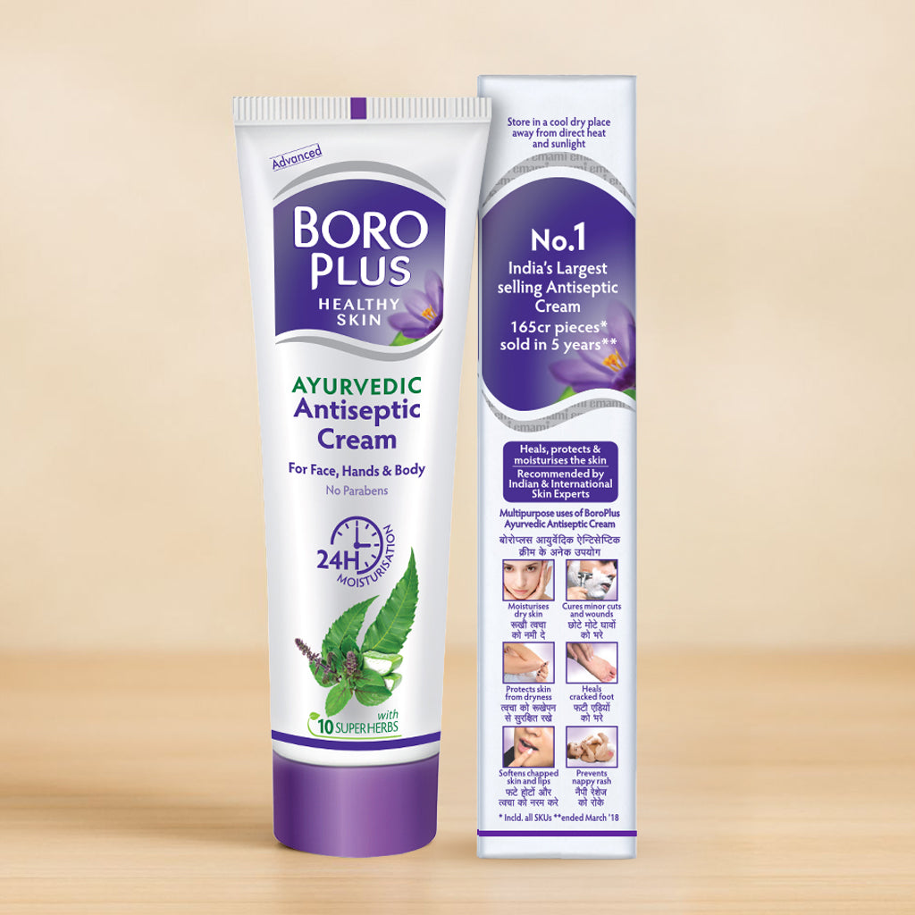 BoroPlus Ayurvedic Antiseptic Cream (120ml) – Boroplus healthy skin
