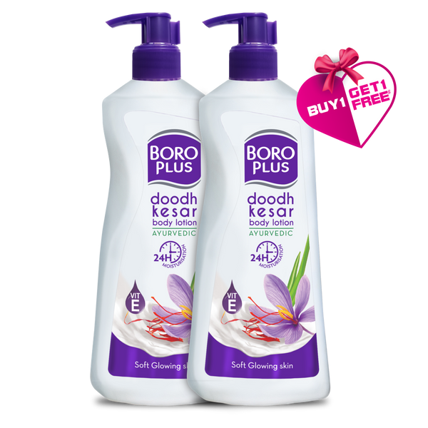 BoroPlus Doodh Kesar Body Lotion (300ml) with Buy 1 Get 1 Offer ...